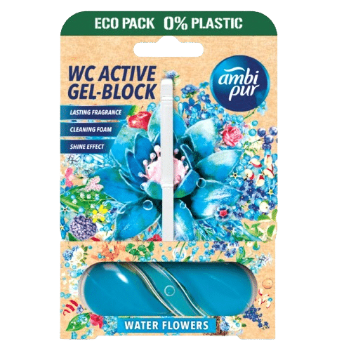 Ambi Pur Active Gel-Block Water Flowers 45 g - Olandiška produkcija